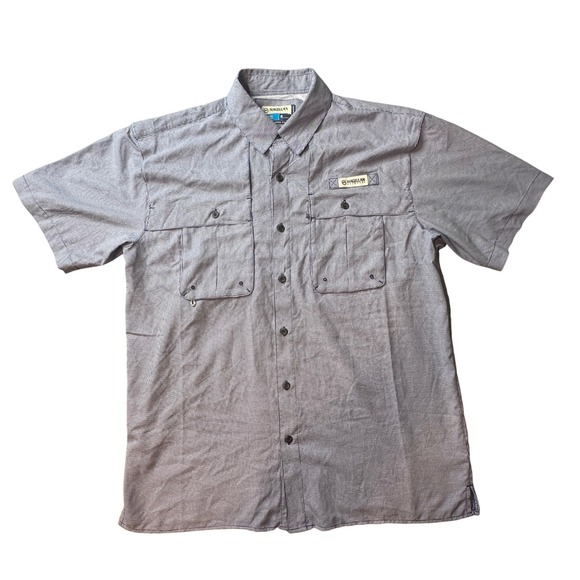 Magellan Outdoors | Shirts | Magellan Fishing Shirt Mens M Blue Fish ...